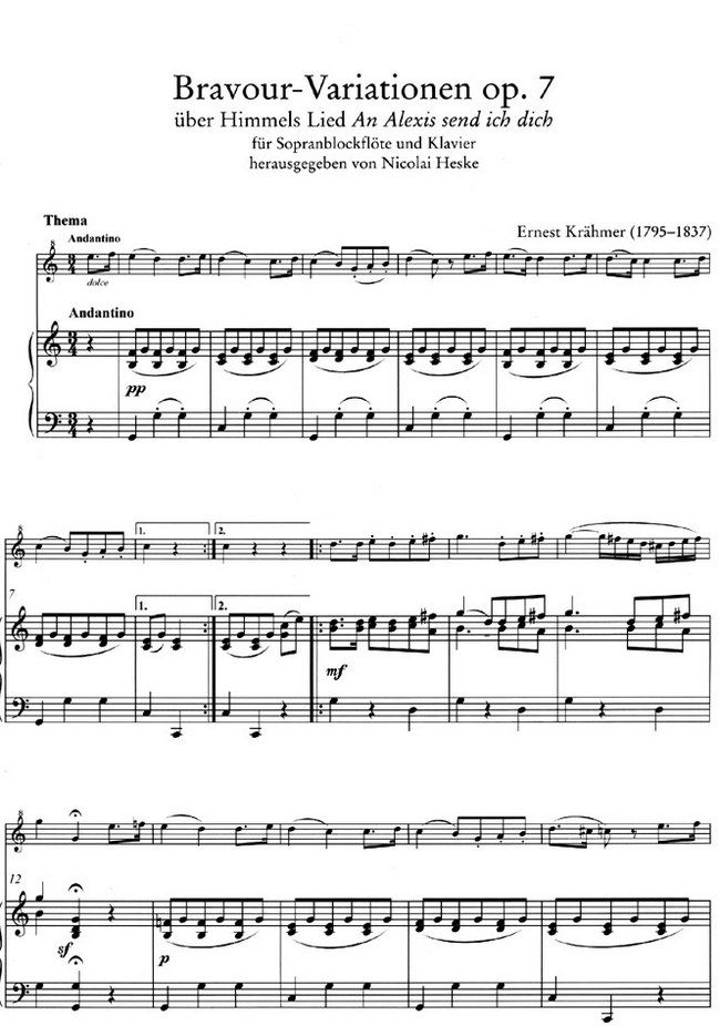 Bravour Variationen Op.7 (1R)(S)+K-音樂園