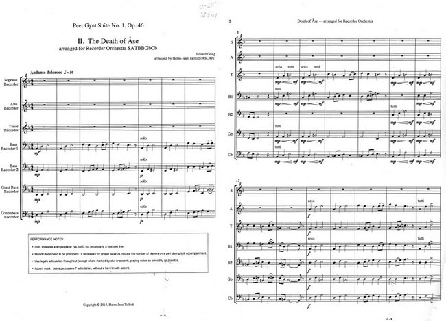 Peer Gynt Suite No.1, Op.46 II. The Death of Ase (ESB)(7R)-音樂園