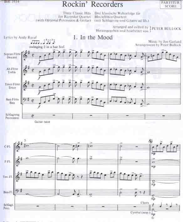 Rockin' Recorders (4R)(SATB)-音樂園