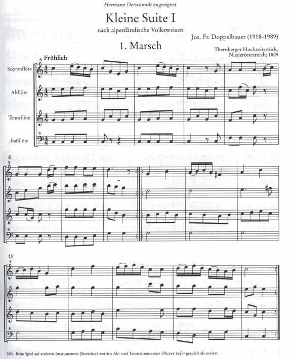 Kleine Suite 1 (4R)(SATB)-音樂園