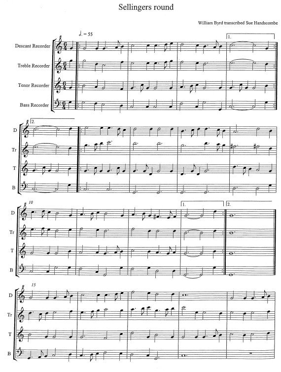 Sellingers round (4R)(SATB)-音樂園